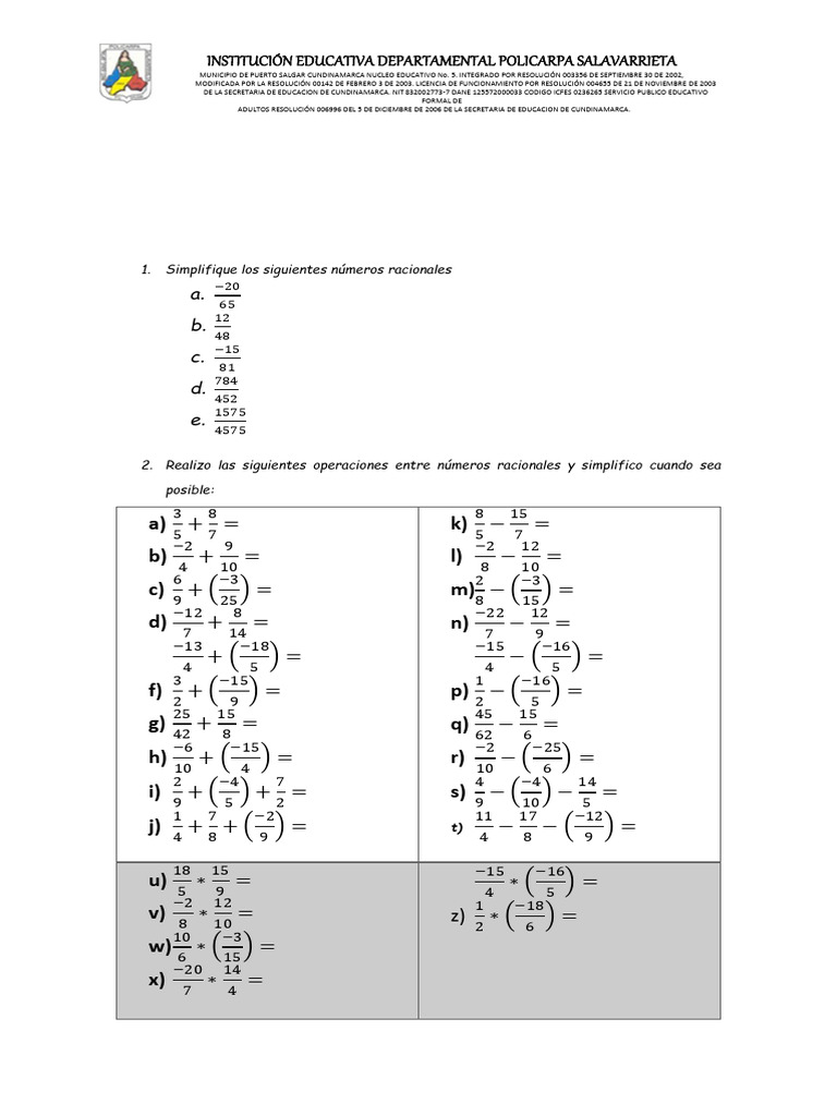Nivelacion Segundo Periodo Septimo | PDF
