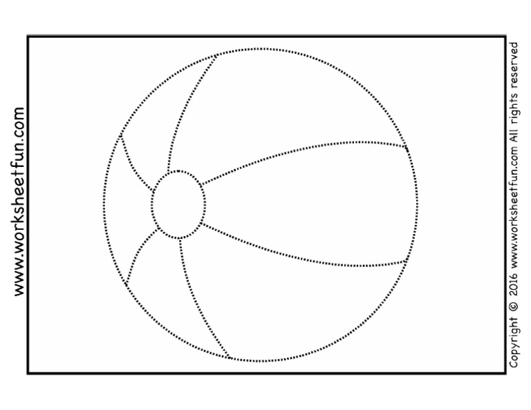Ball Tracing Worksheet | PDF