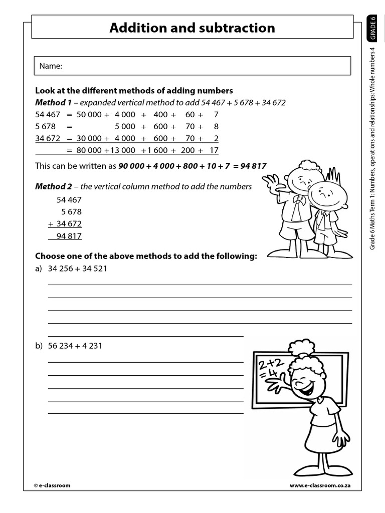 Grade 6 Maths Wsheet 2 | PDF Grade 6 Maths Wsheet 2 | PDF