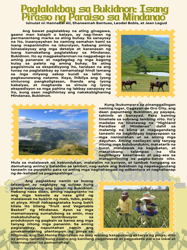 Bukidnon | PDF