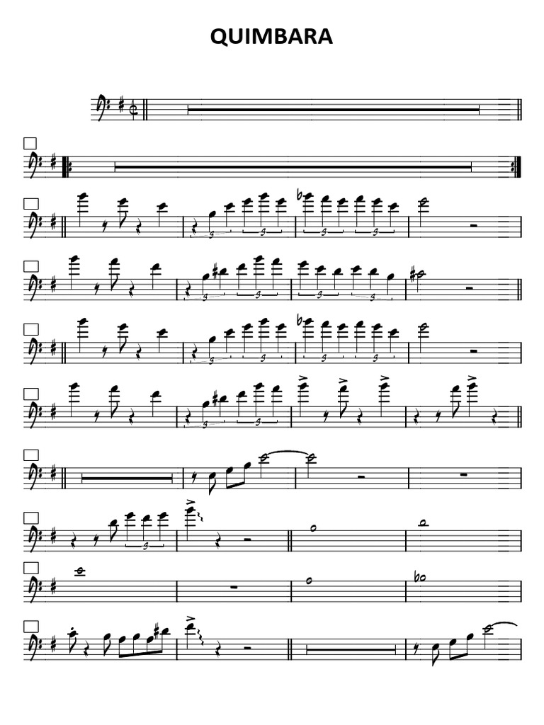 Quimbara Trombon 1 | PDF
