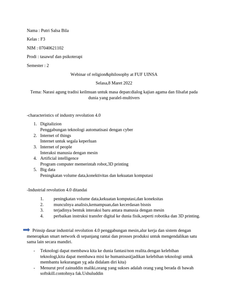 Resume Webinar 8 Maret 2022 | PDF