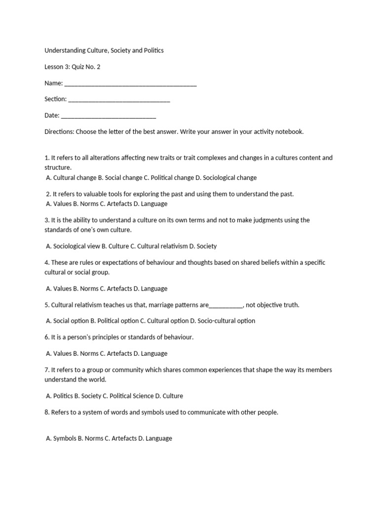 Quiz No. 2 UCSP 2024 | PDF