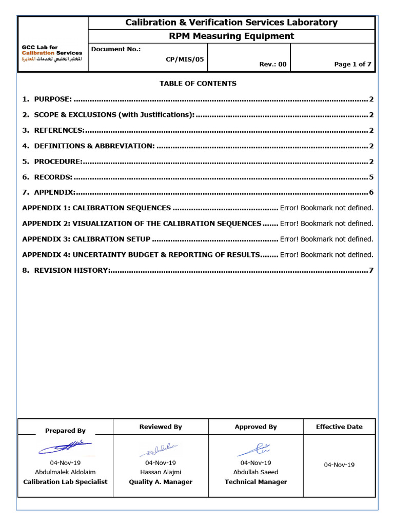 CP-MIS-05 Tachometer | PDF