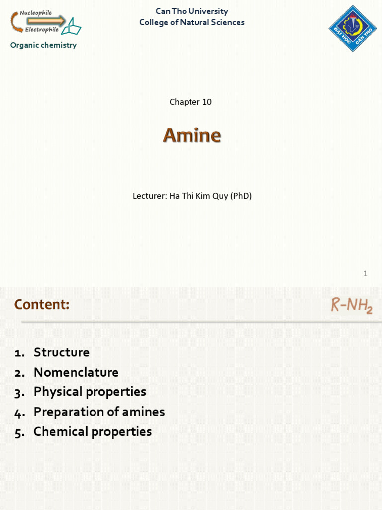 Chapter 10. Amine | PDF