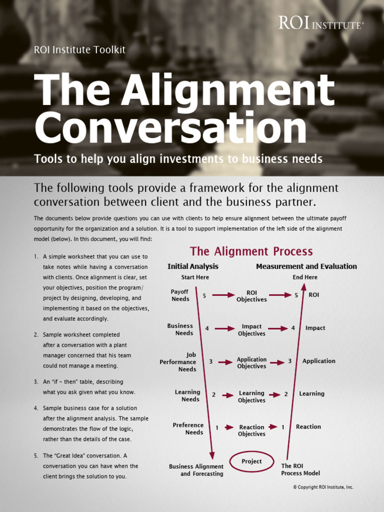 The Alignment Conversation | PDF