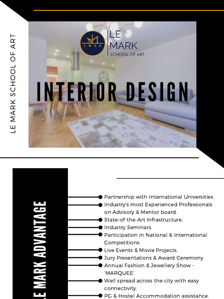 Le Mark Interior Design Brochure 2020 21 1 1 | PDF