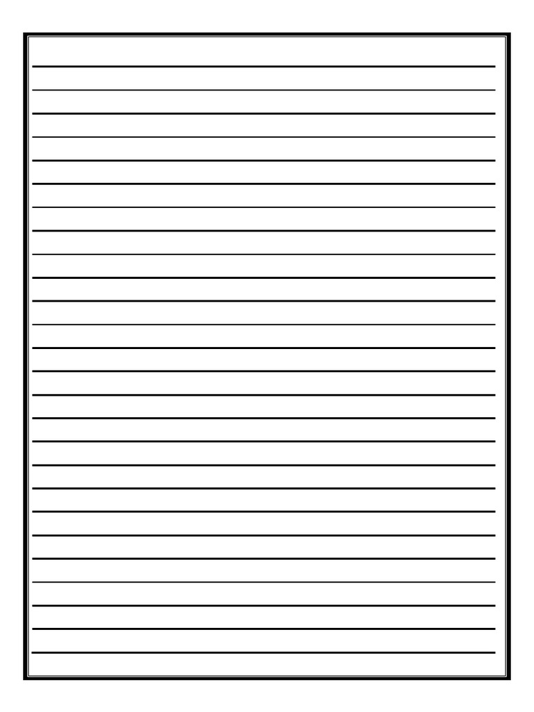 Ruled Paper | PDF