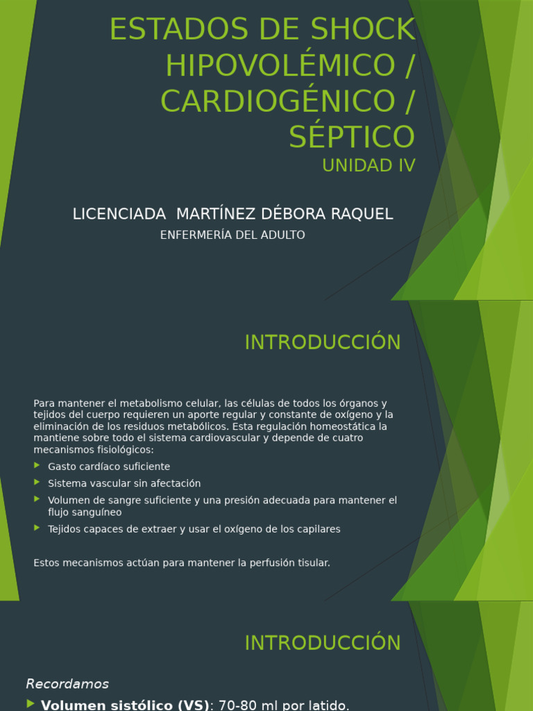 Estados de Shock | PDF