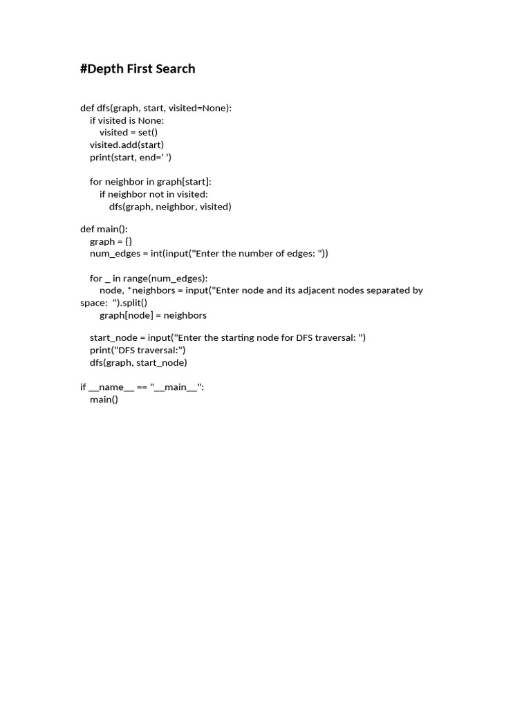 Dfs And Bfs Pdf