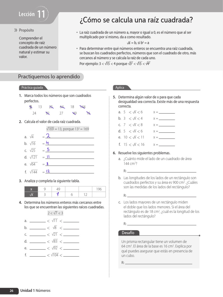 Matemática 8º Básico - Cuaderno de Ejercicios-Páginas-28-30 | PDF ...