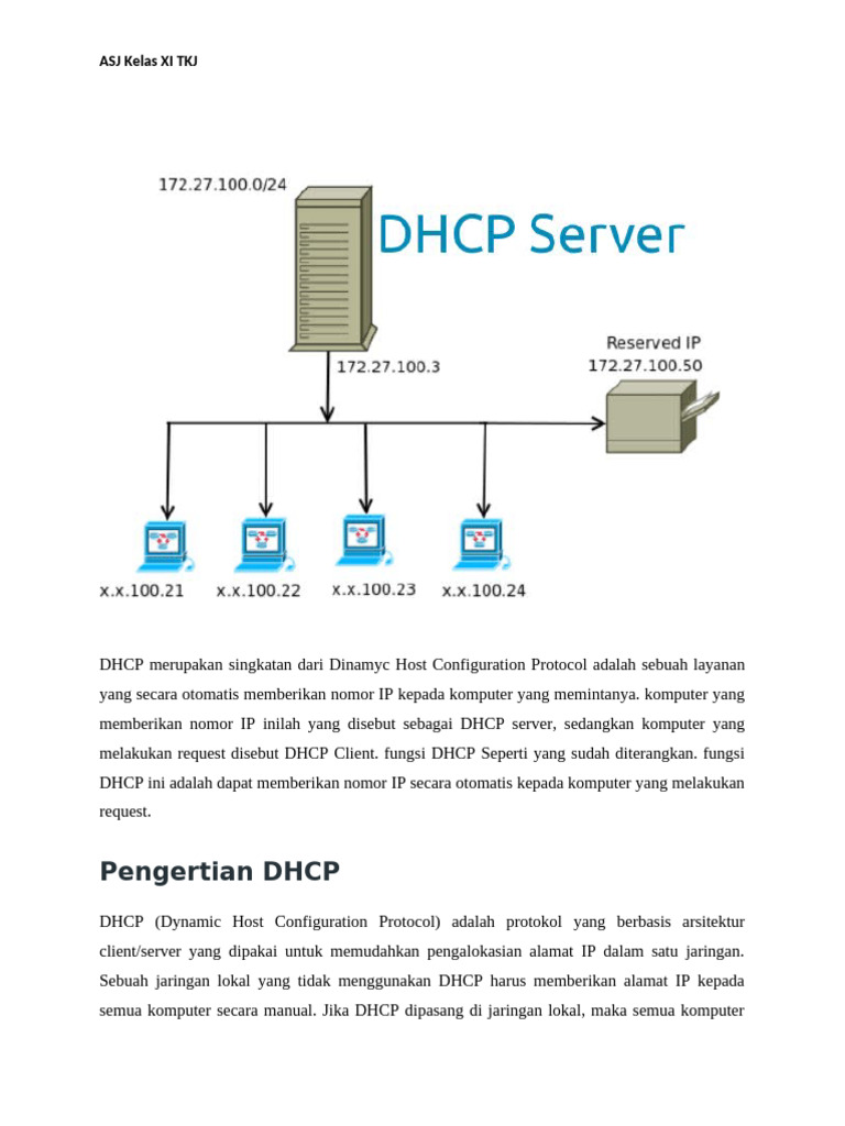 DHCP Server | PDF