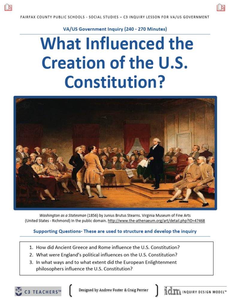 Influences on the U.S. Constitution | PDF | Social Contract | Politics