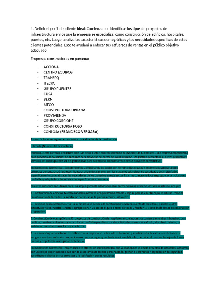 Formato Comercial 1 | PDF