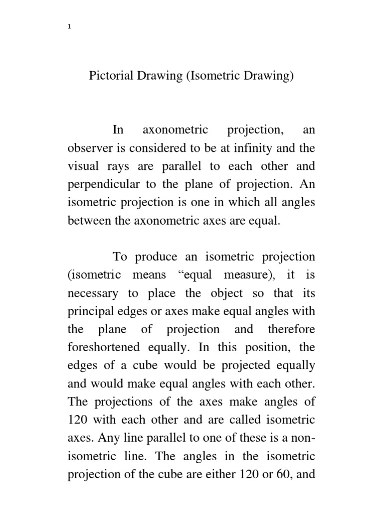 Isometric Drawing Techniques | PDF | Classical Geometry | Space
