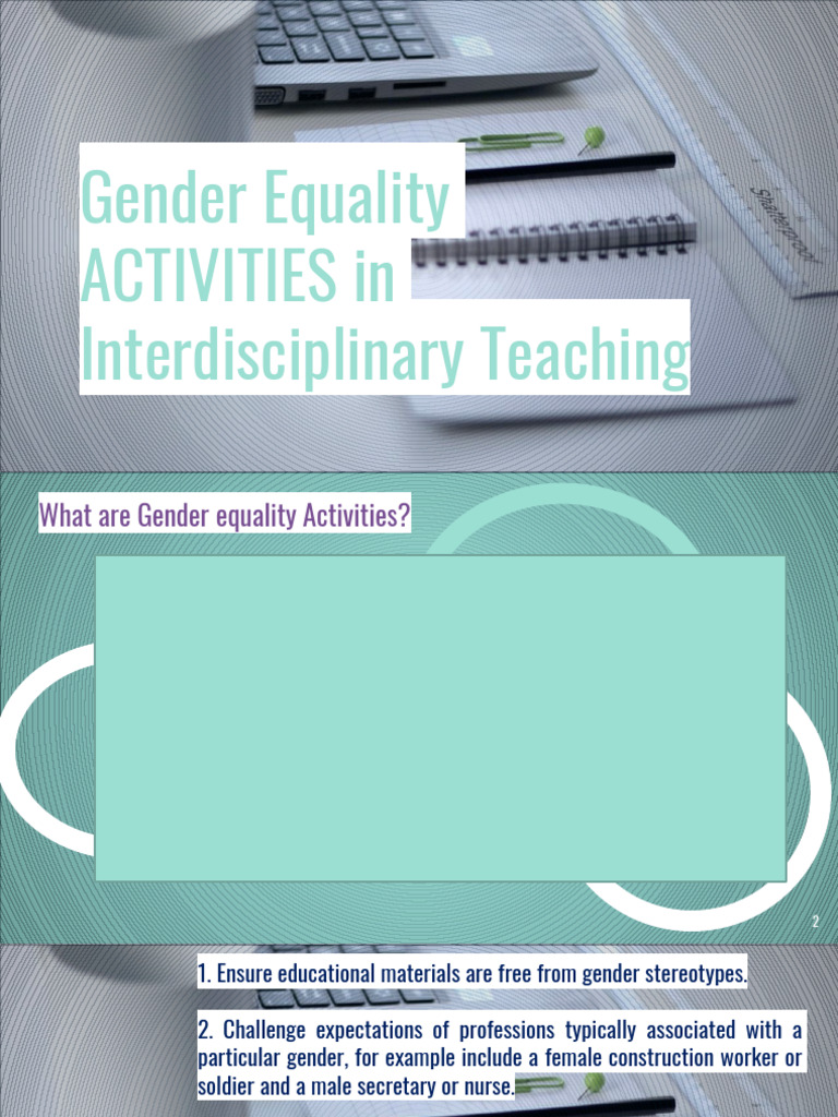 Gender Activities in Integrative Teaching | PDF