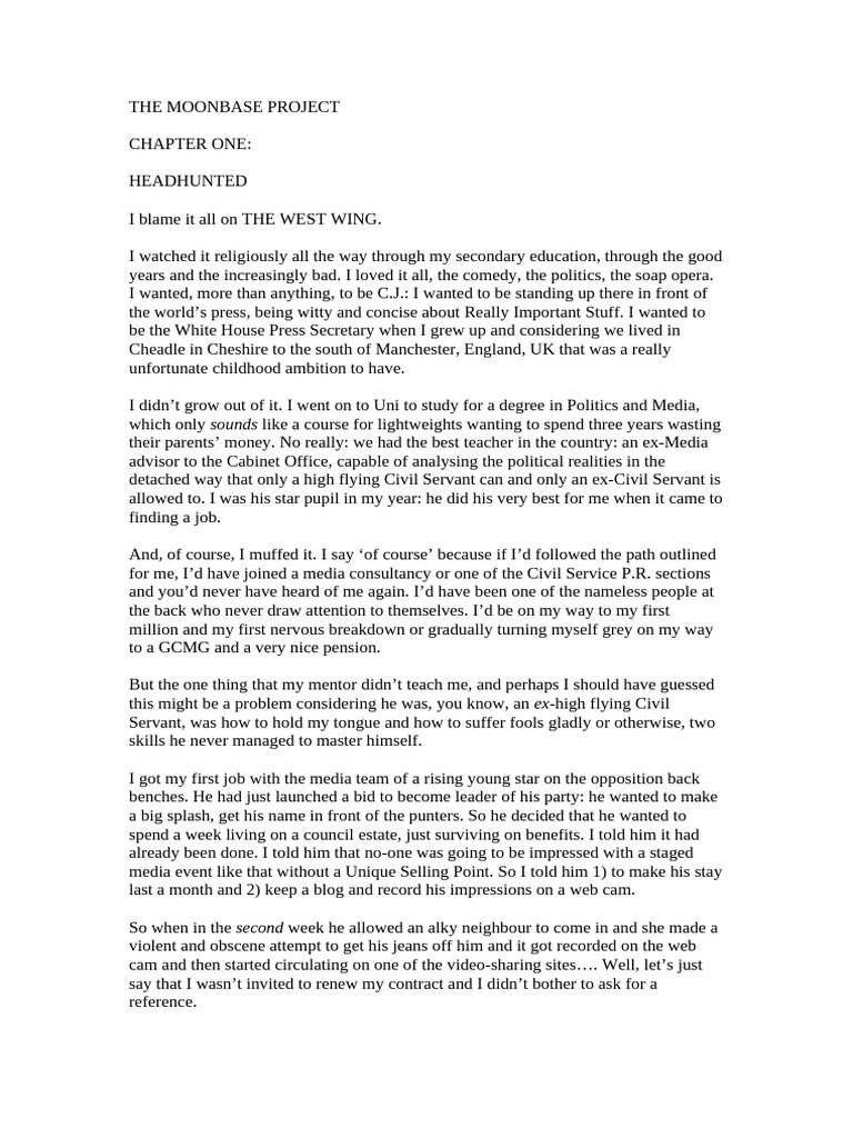 The Moonbase Project | PDF