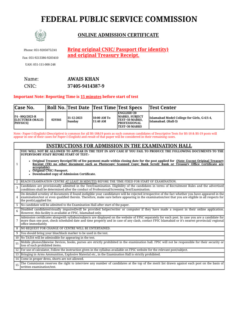 Https - Online - Fpsc.gov - PK - FPSC - GR - Reports - GR - Phase4 - Ac - 2023r.php - Q 37405 ...