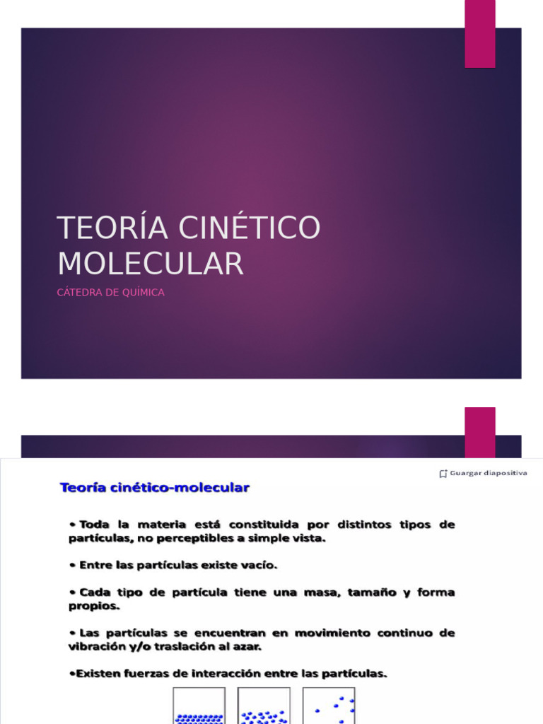 Teoria Cinetico Molecular | PDF