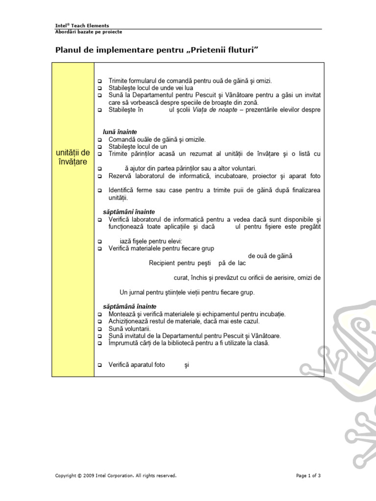 Sample Implementation Plan | PDF