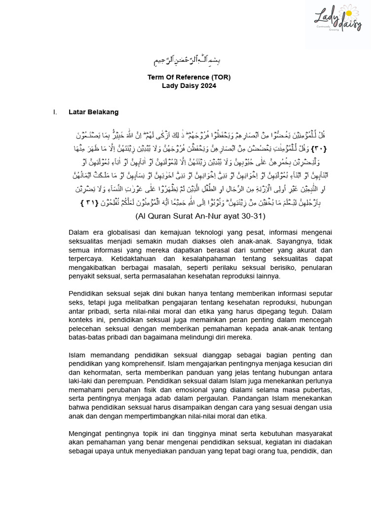 TOR Lady Daisy September 2024 | PDF