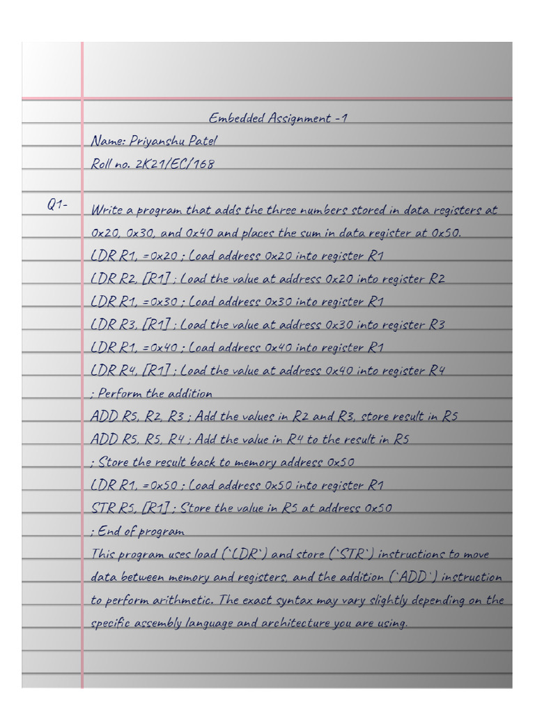 Assig 1 Priyanshu | PDF