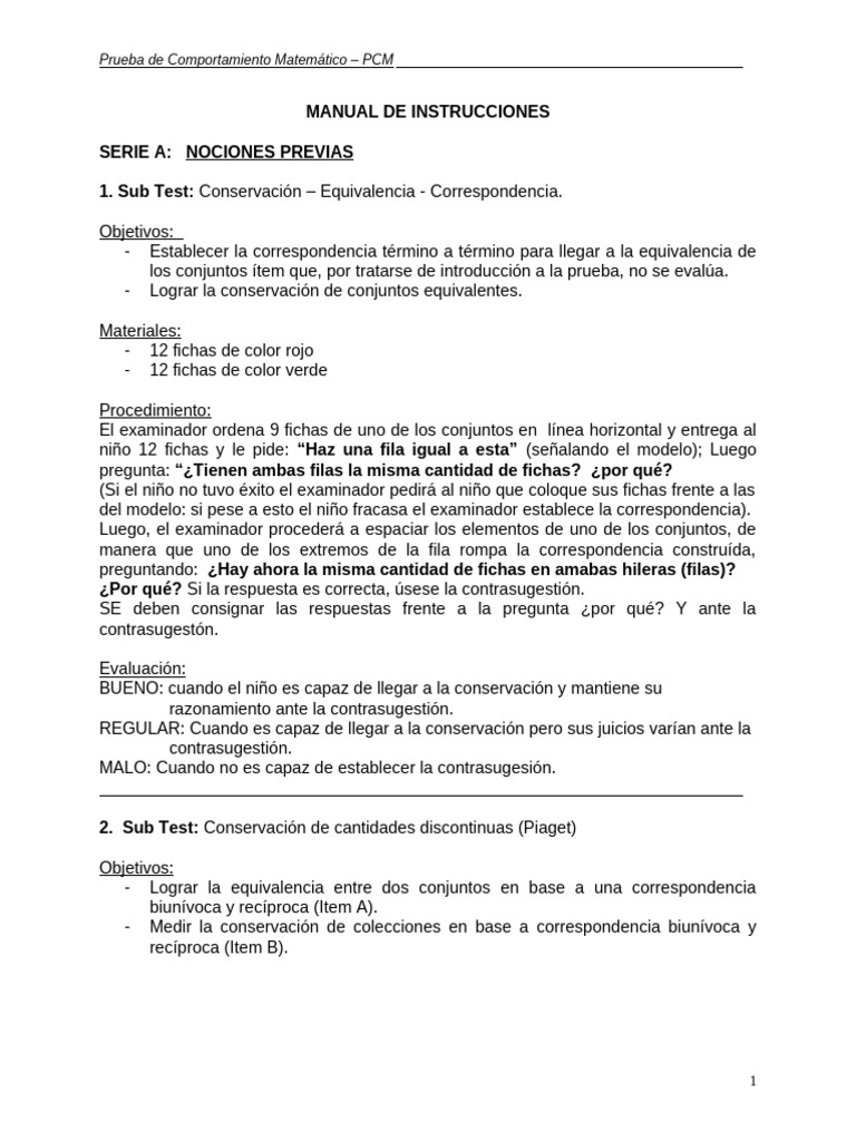 Instrucciones | PDF