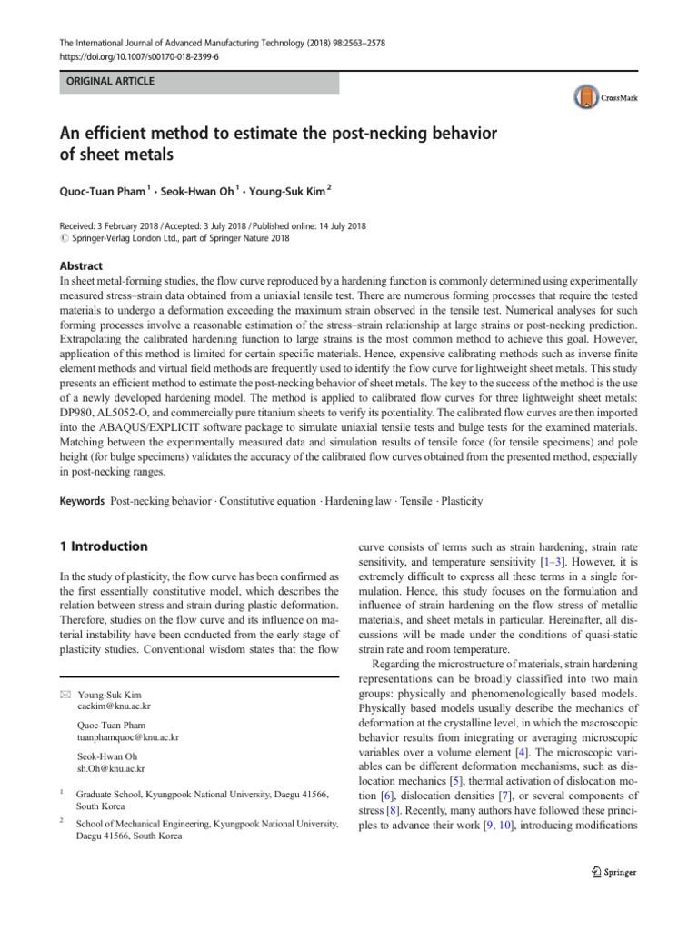 2018-Pham-An Efficient Method To Estimate The Post-Necking Behavior of ...