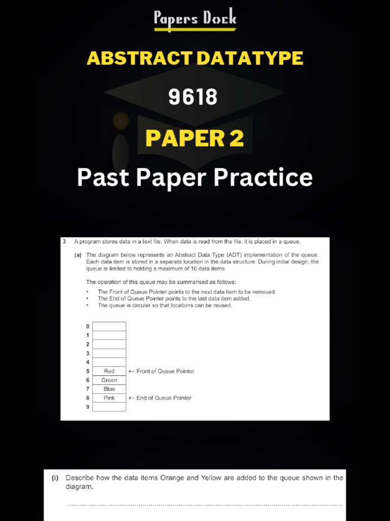 ADT Paper 2 Practice | PDF