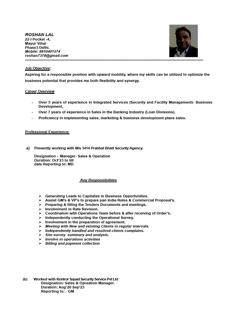 Roshan - Resume | PDF