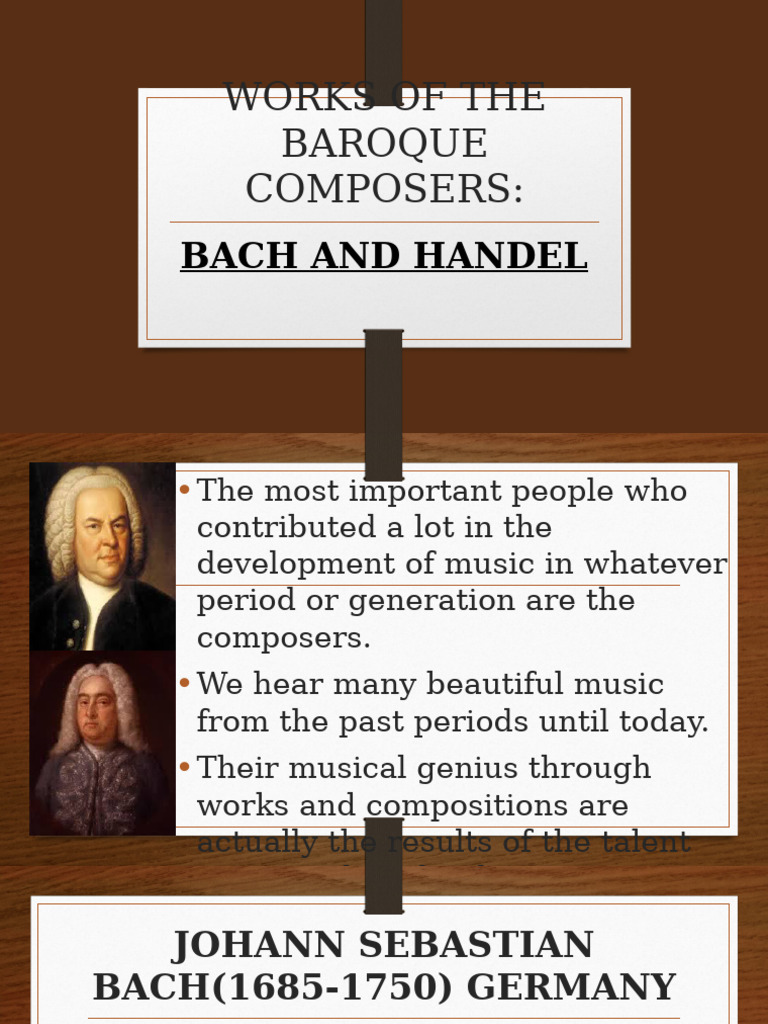 Works of The Baroque Composers | PDF
