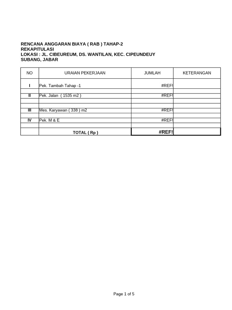 RAB Proposal MUshalah | PDF