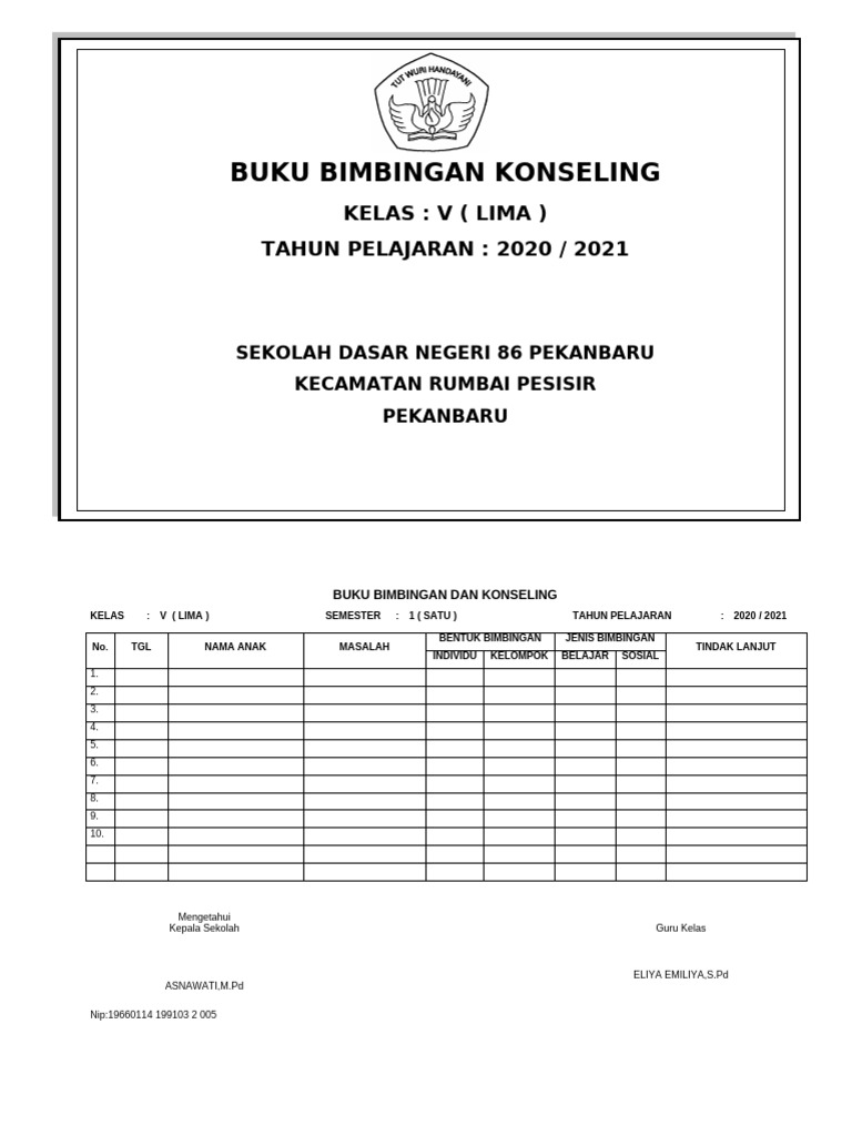 Buku Bimbingan Dan Konseling | PDF