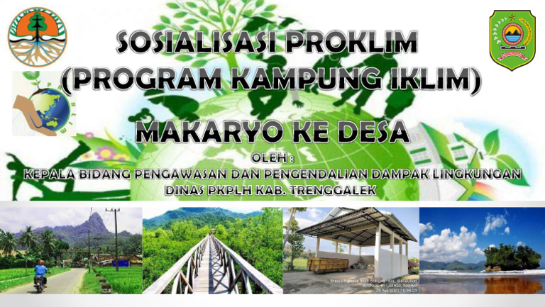 Materi Sosialisasi Proklim-1 | PDF