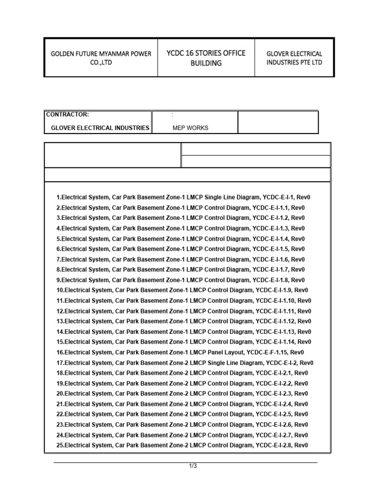 Ycdc Mep Sda 001 Rev0 | PDF
