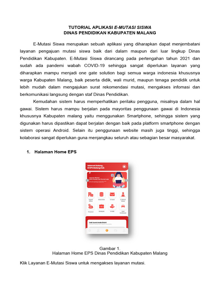 Tutorial E-MUTASI | PDF