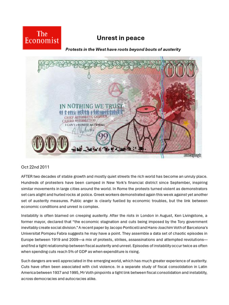 Unrest in Peace | PDF