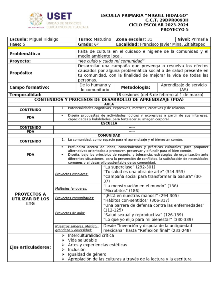 Proyecto 5 febrero | PDF