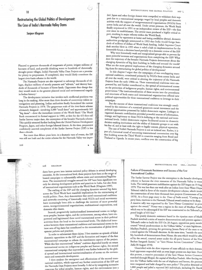 Kha Gram RW P Narmada | PDF