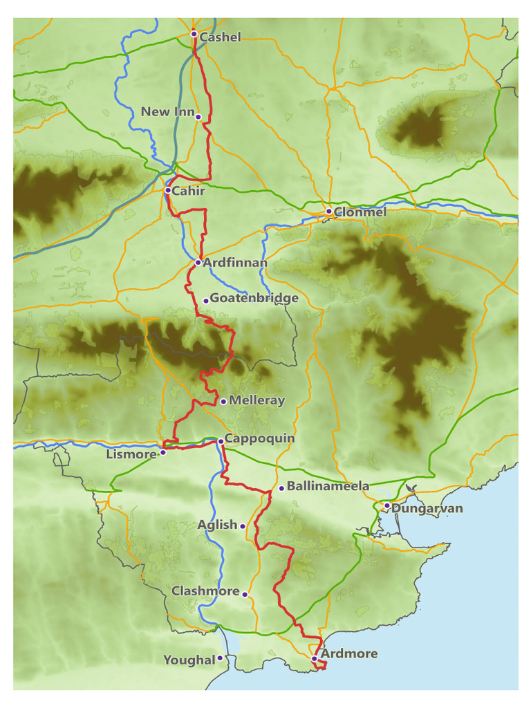 ST Declans Way Overview Map | PDF