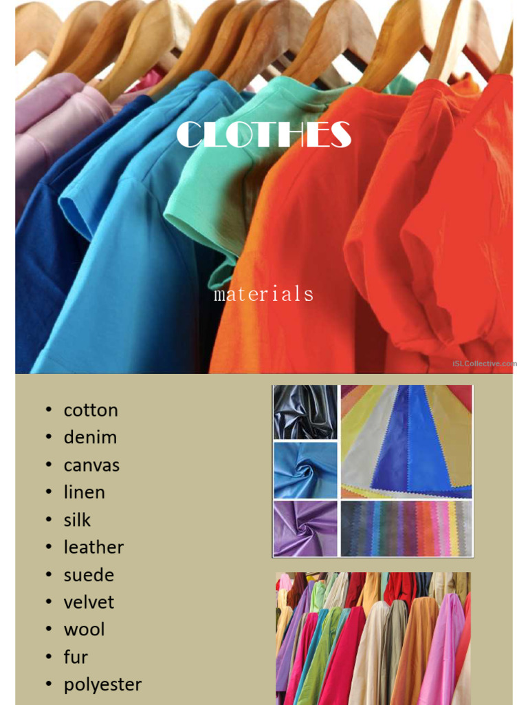 Clothes. Material | PDF