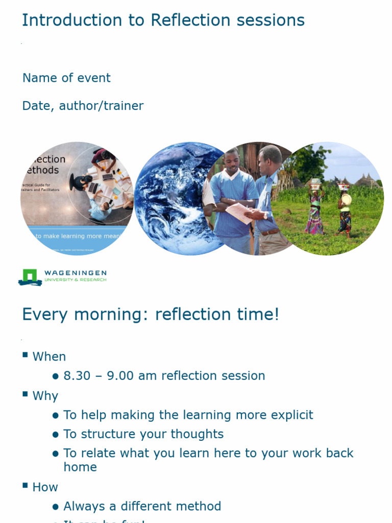 Intro Reflection Sessions-Long | PDF