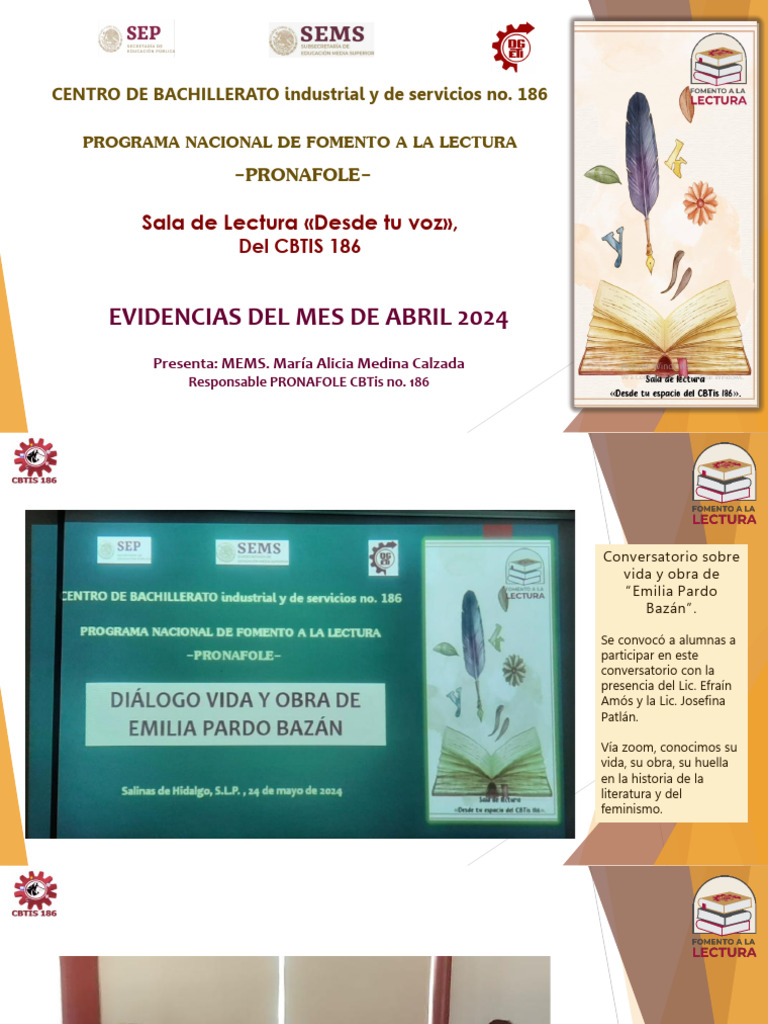 CBTIS_186_EVIDENCIAS_MAYO_24 | PDF