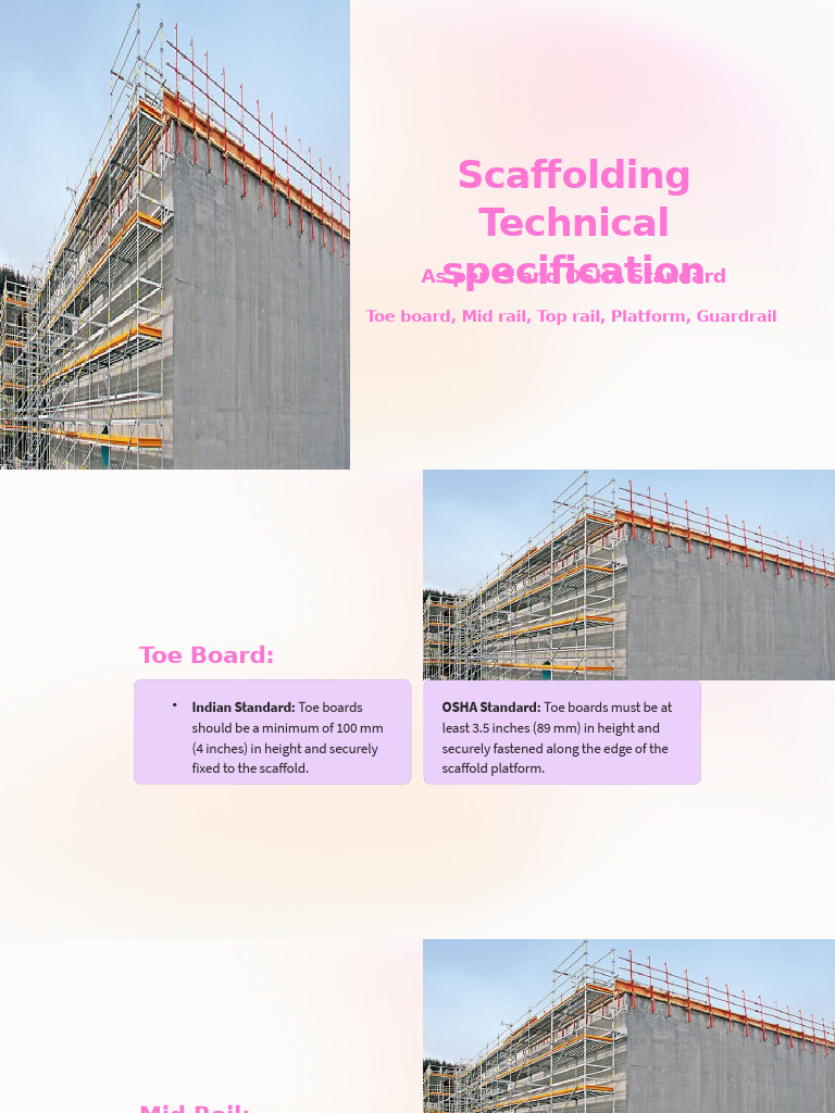 Scaffolding Technical Specification | PDF