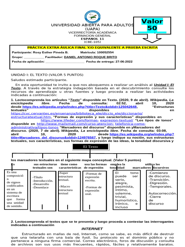 Practica Final Rossy | PDF | Foreign Language Studies