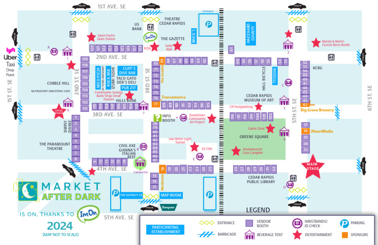 Market After Dark Map 2024 | PDF