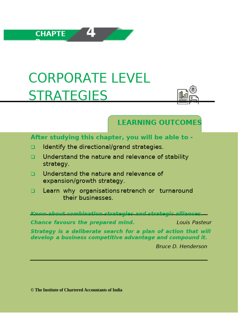Corporate Level Strategies | PDF