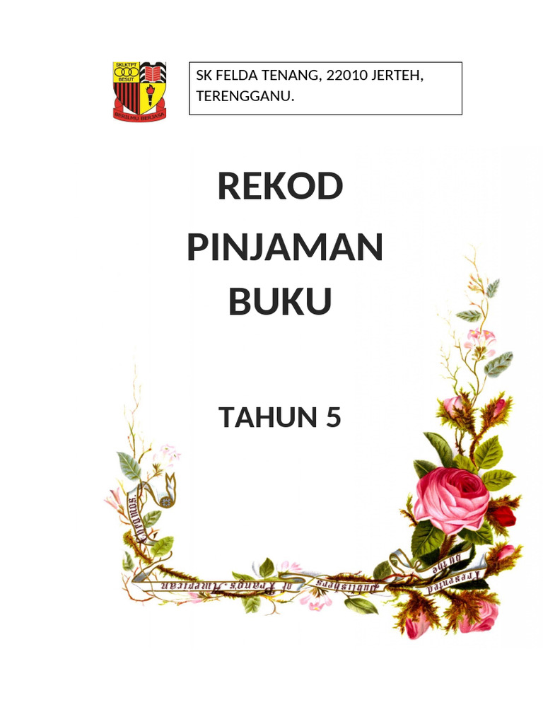 Cover Depan Buku Rekod | PDF