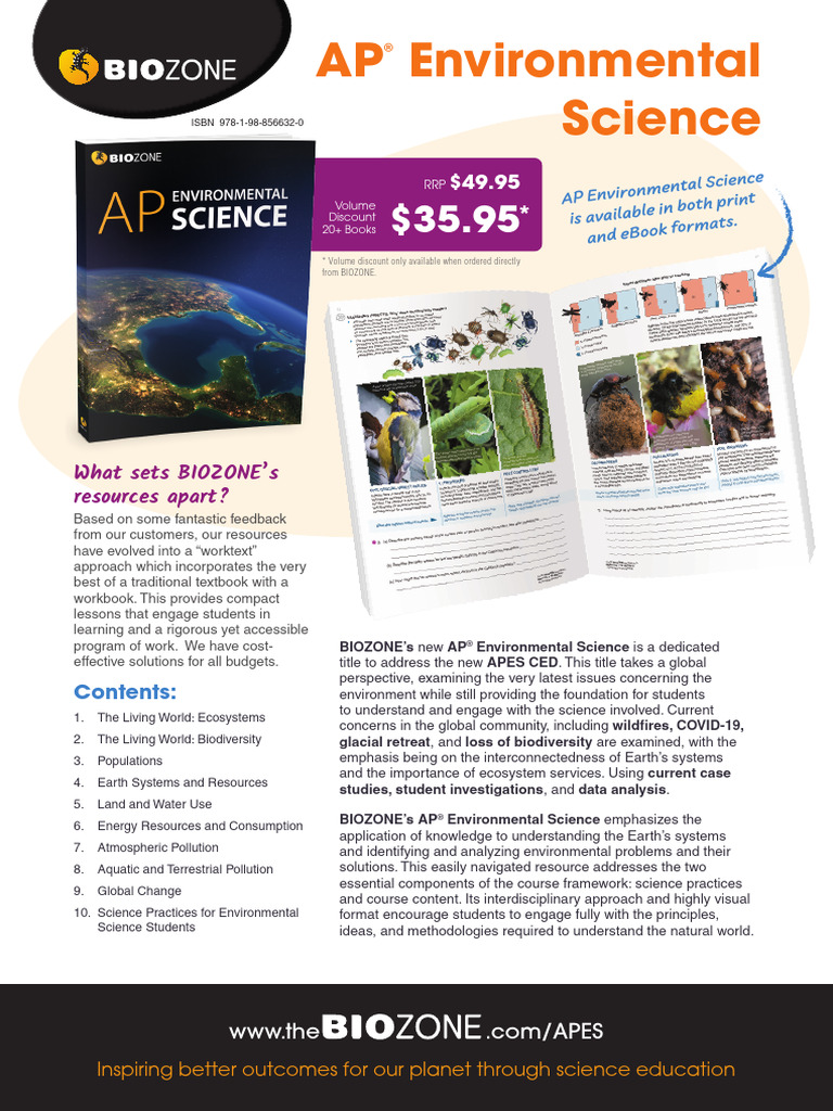 AP Environmental Science Flyer | PDF