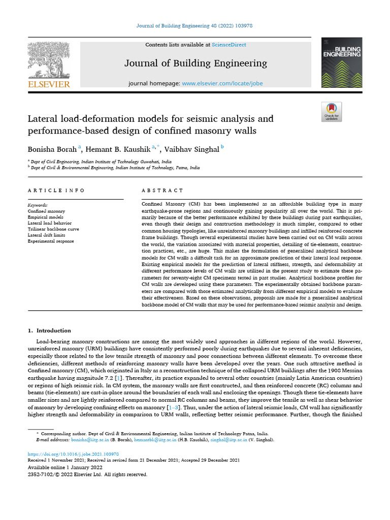 Borah_Lateral load-deformation models for seismic analysis and performance-based design of ...
